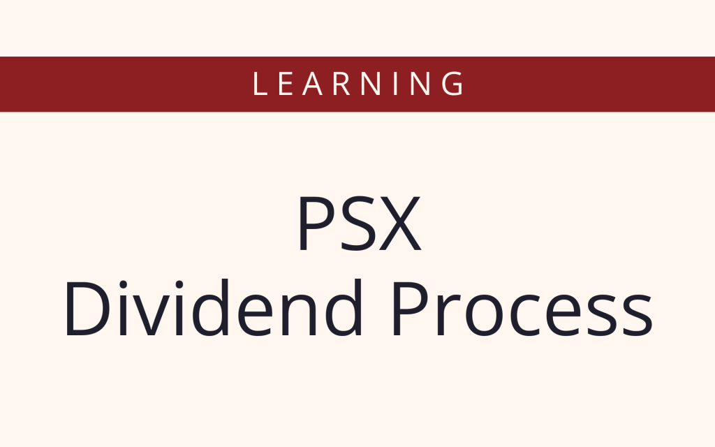 PSX dividend process explained – KSEStocks