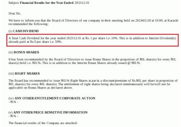 PSX dividend process explained – KSEStocks