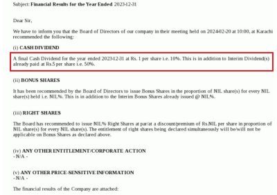 PSX dividend process explained – KSEStocks