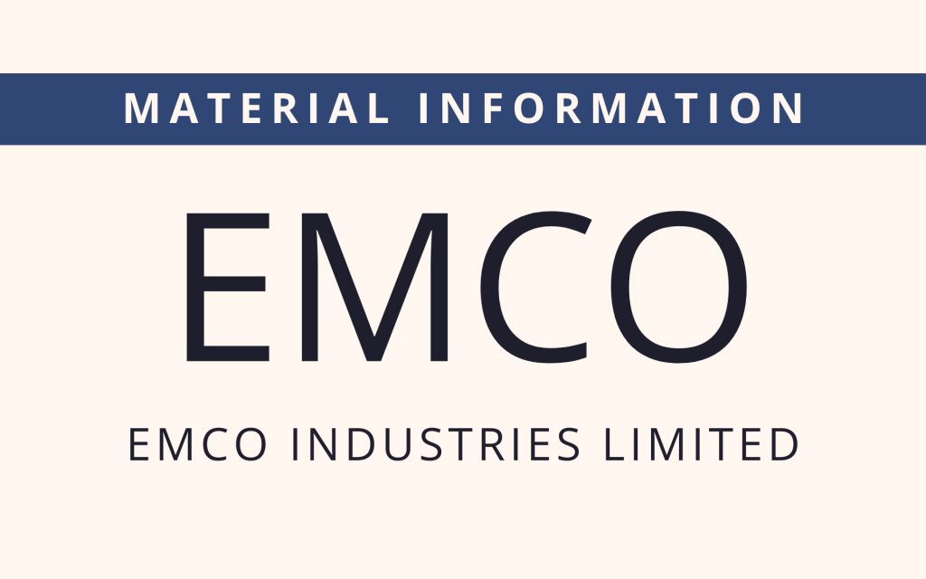 EMCO has upgrades its manufacturing facility – KSEStocks