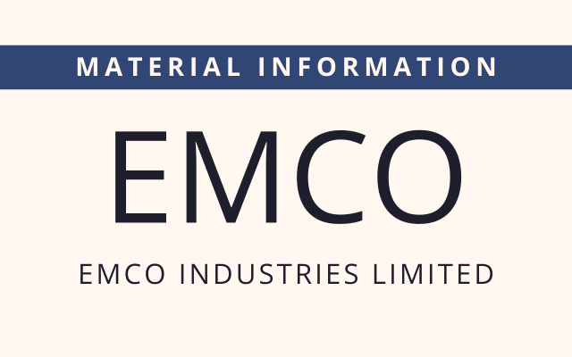 EMCO has upgrades its manufacturing facility – KSEStocks