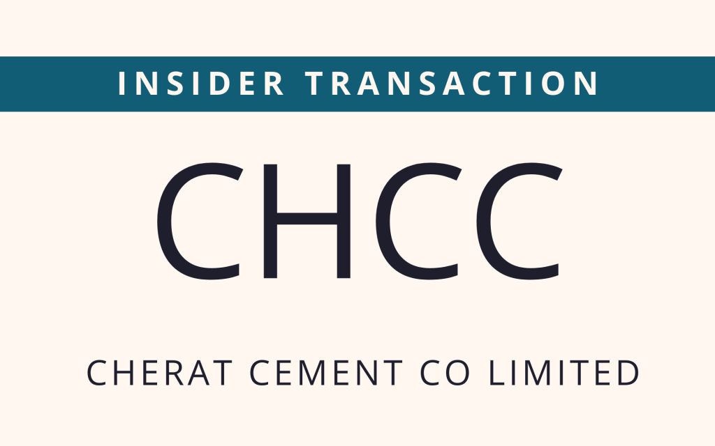 CHCC reports an insider transaction worth over Rs 5 million – KSEStocks