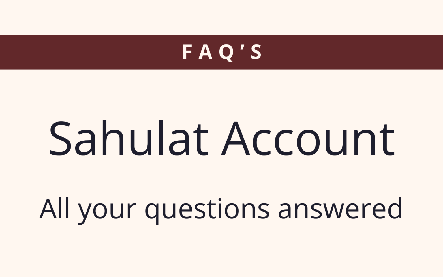 Frequently Asked Questions (FAQs) on Sahulat Accounts – KSEStocks