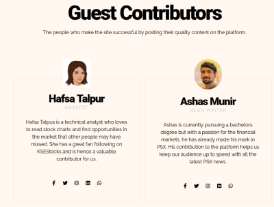 Become a Contributor at KSEStocks – KSEStocks